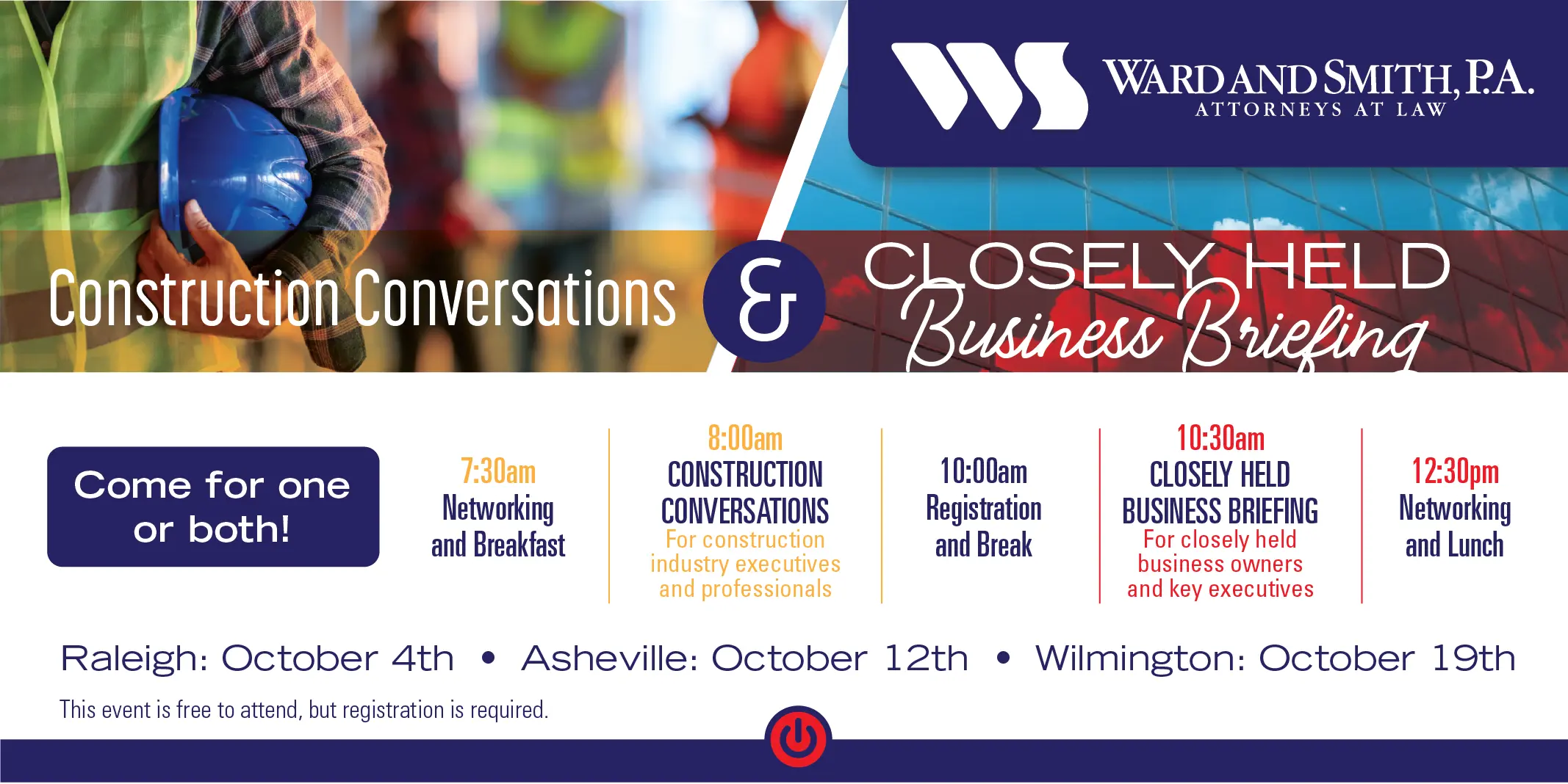 You're Invited: Register for Ward and Smith's Construction ...